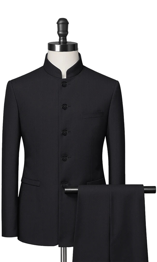 Mandarin Collar Suits | Mao Suits - Suits-R-Us